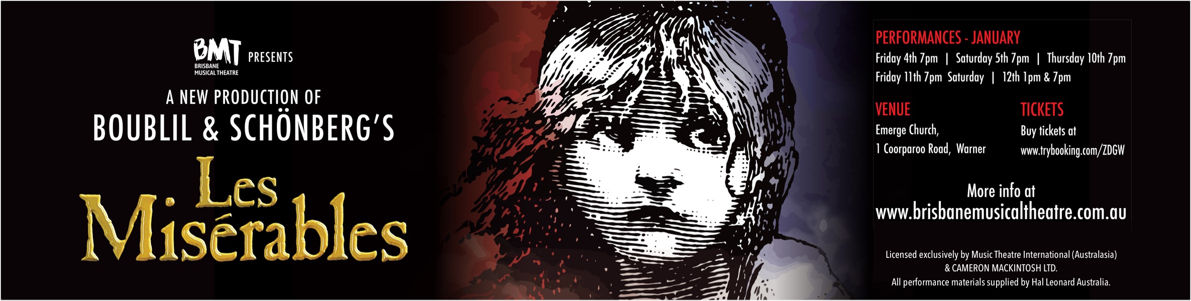 Les Miserables – January 2019 – Brisbane Musical Theatre
